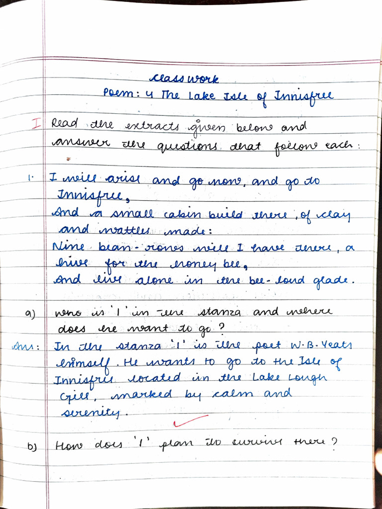 Poem 4 Lake Isle of Innisfree | PDF