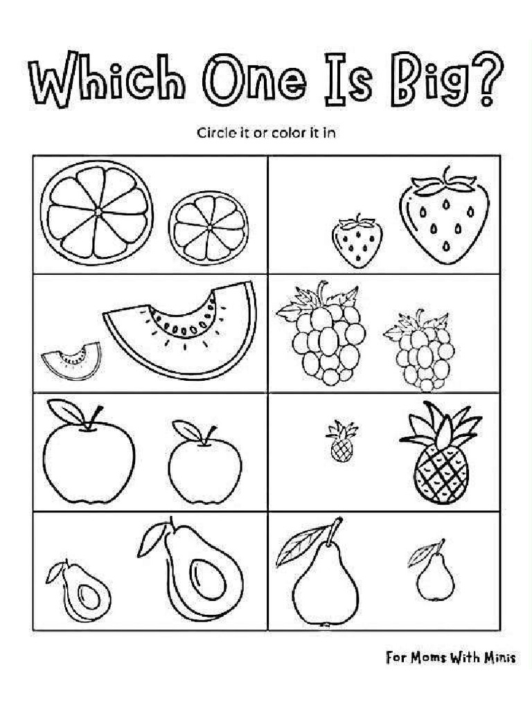 Fruits Worksheet | PDF
