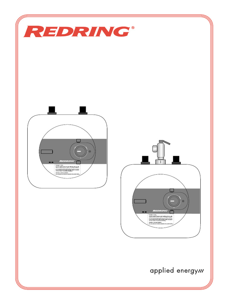 Redring 5782144 - MW & EW RANGE | PDF | Water Heating | Electrical Wiring
