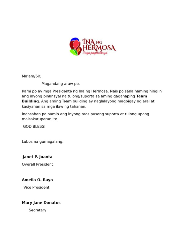 Solicitation Letter | PDF