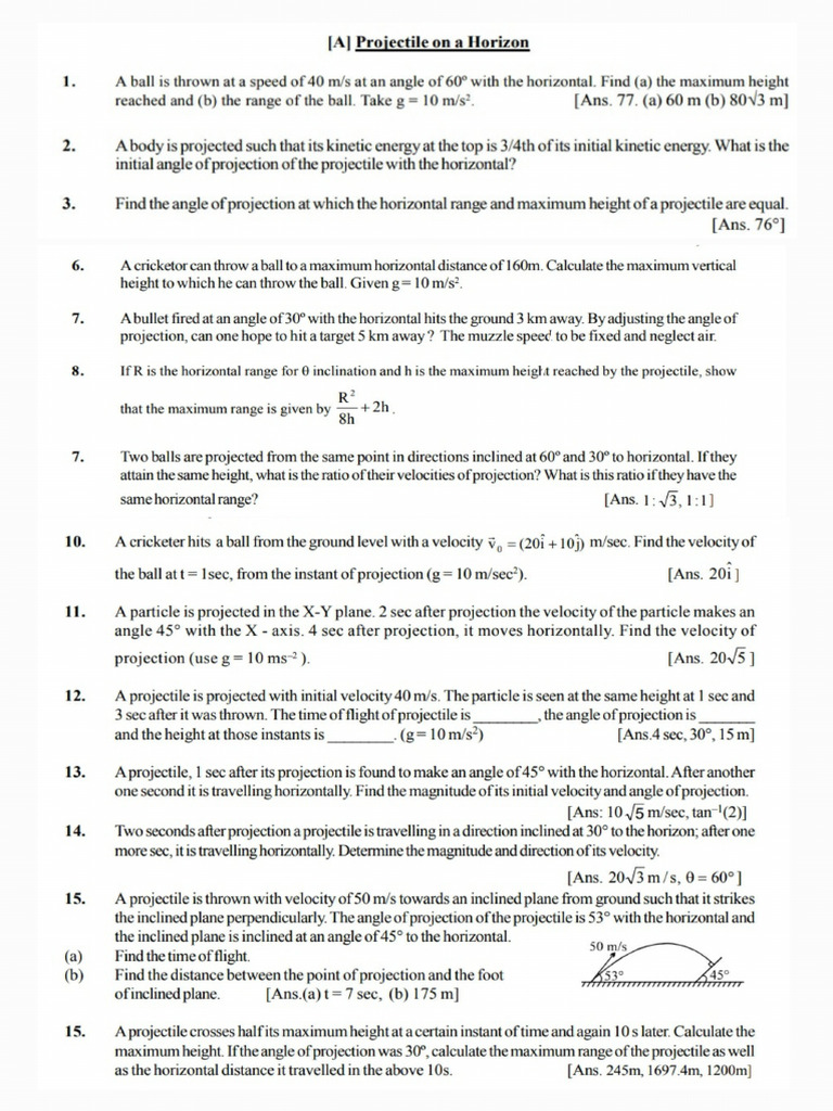 03 Projectile 01 CPP | PDF