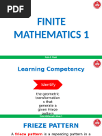 Lesson 4 Frieze Patterns | PDF | Pattern | Symmetry