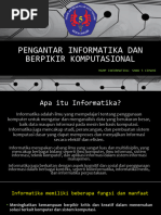 Makalah Informatika | PDF | Teknologi & Rekayasa