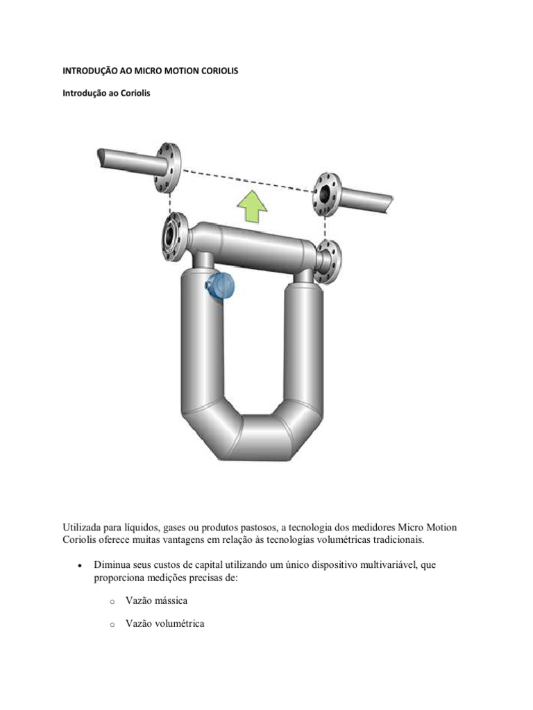 Introducao Ao Micro Motion Coriolis | PDF