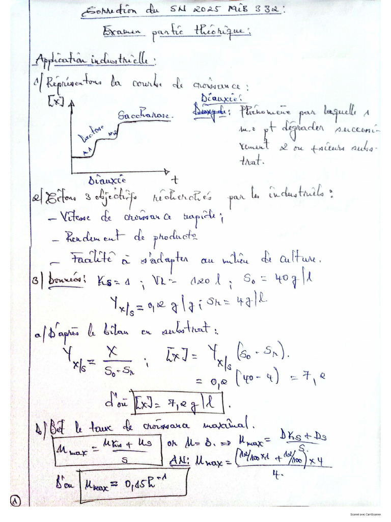 CORRECTION DE LA SN 2025 | PDF
