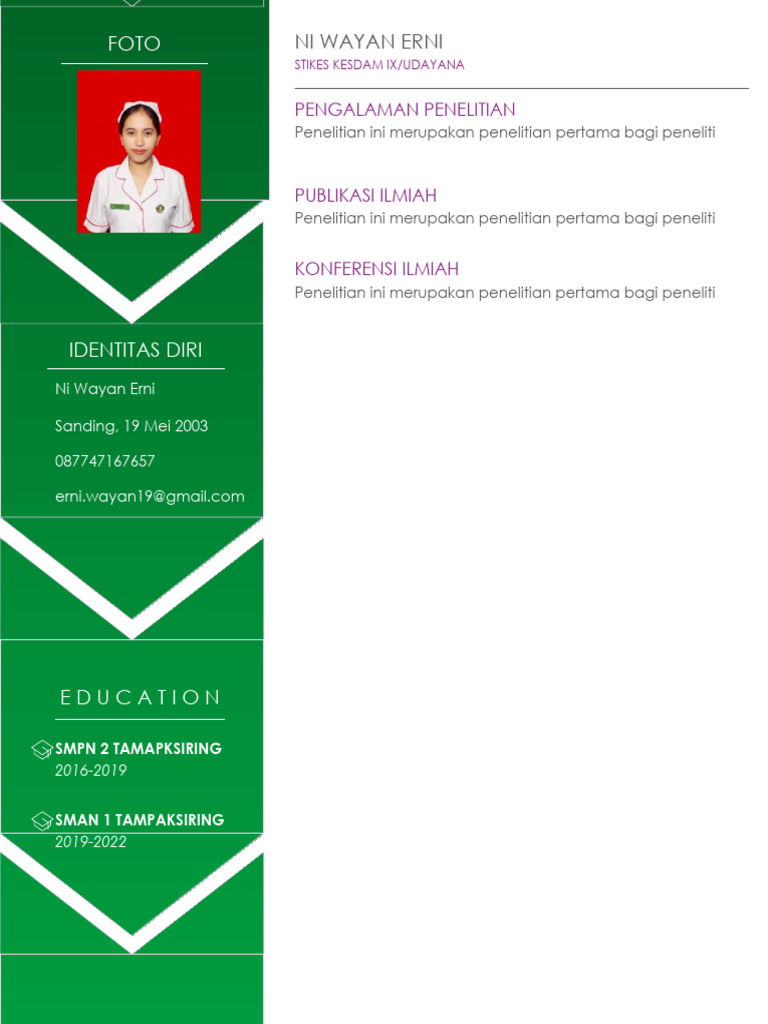 Template CV | PDF