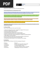 Latihan Soal Bahasa Inggris Kelas 8 Independence Day | PDF