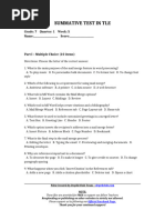 Q4_LAS_TLE 8_Lesson 7_Week 7 | PDF | Troubleshooting | Electricity