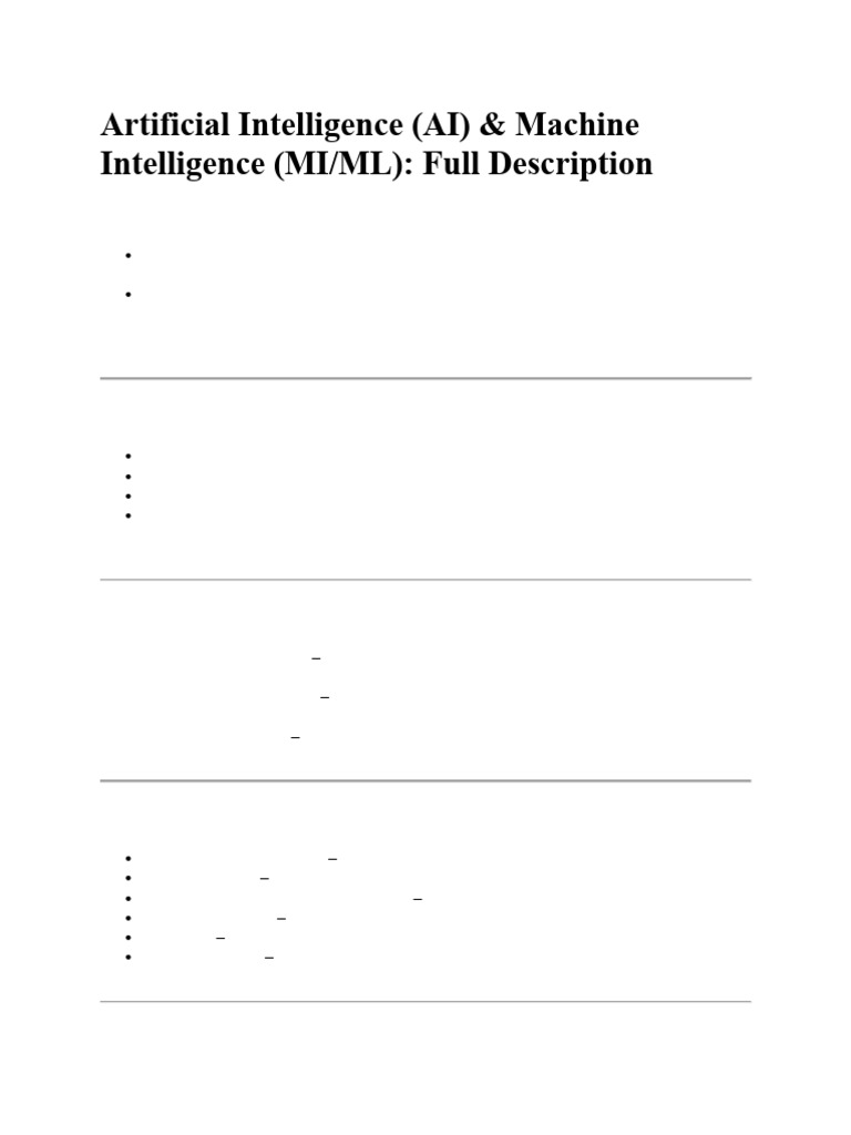 Understanding AI and Machine Learning | PDF | Artificial Intelligence ...