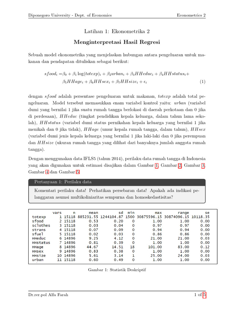 Class Exercise1 Engel Curve | PDF