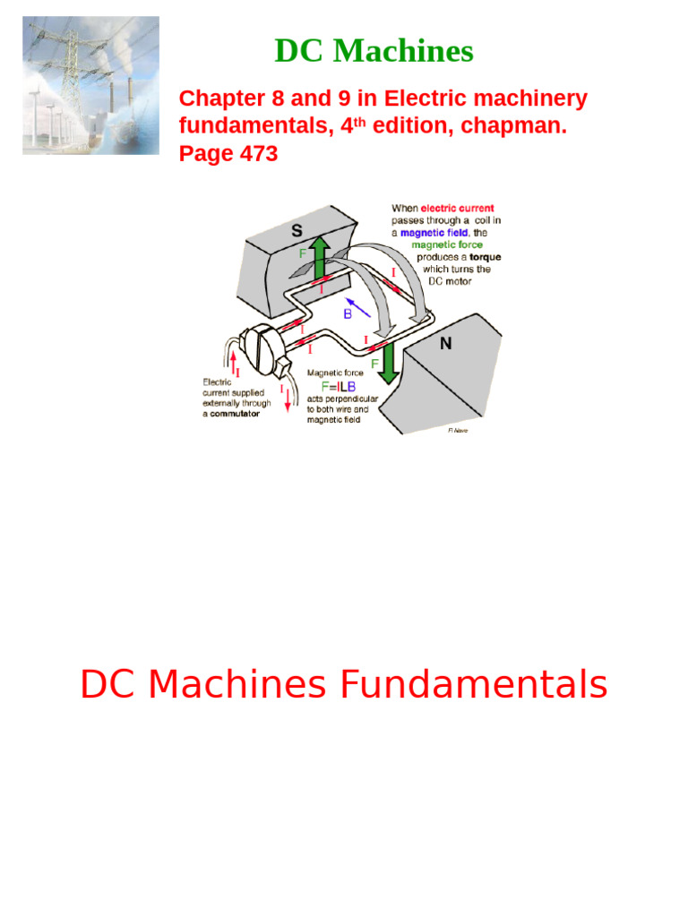 LMH Chapter7 DC Machines | PDF | Electric Motor | Electric Generator