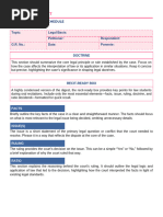 Case Digest Format Guide Philippines | PDF
