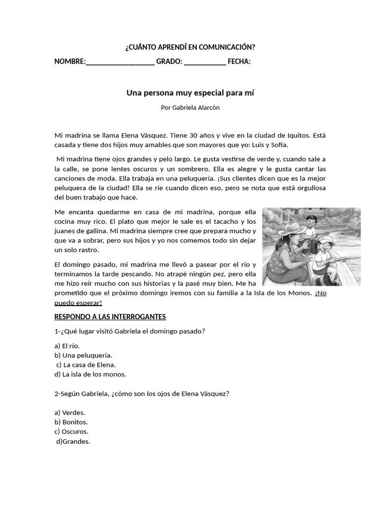 Cuánto Aprendí en Comunicación 2025 | PDF