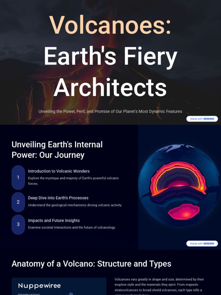 Volcanoes Earths Fiery Architects (1) | PDF | Volcano | Plate Tectonics