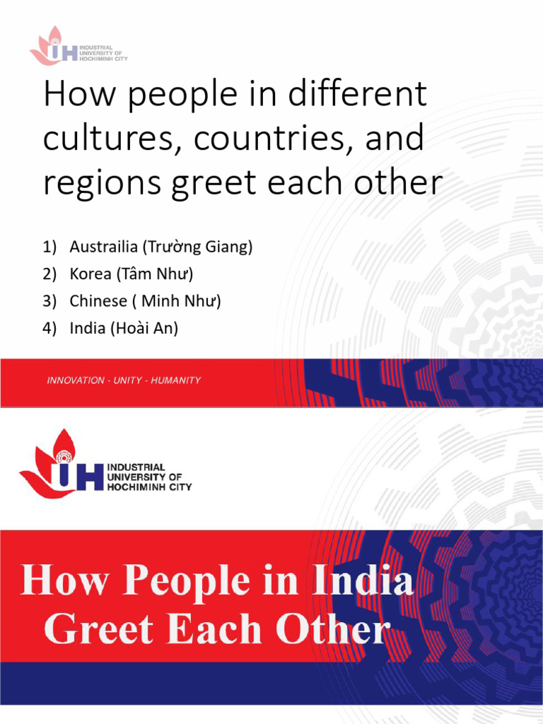 Cultural Greetings Around the World | PDF | Human Communication ...
