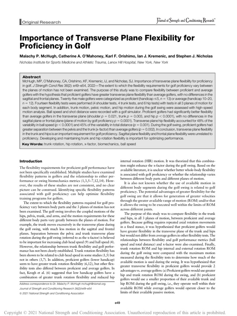 2021 Transverse Plane Flexibility Proficiency | PDF | Anatomical Terms ...