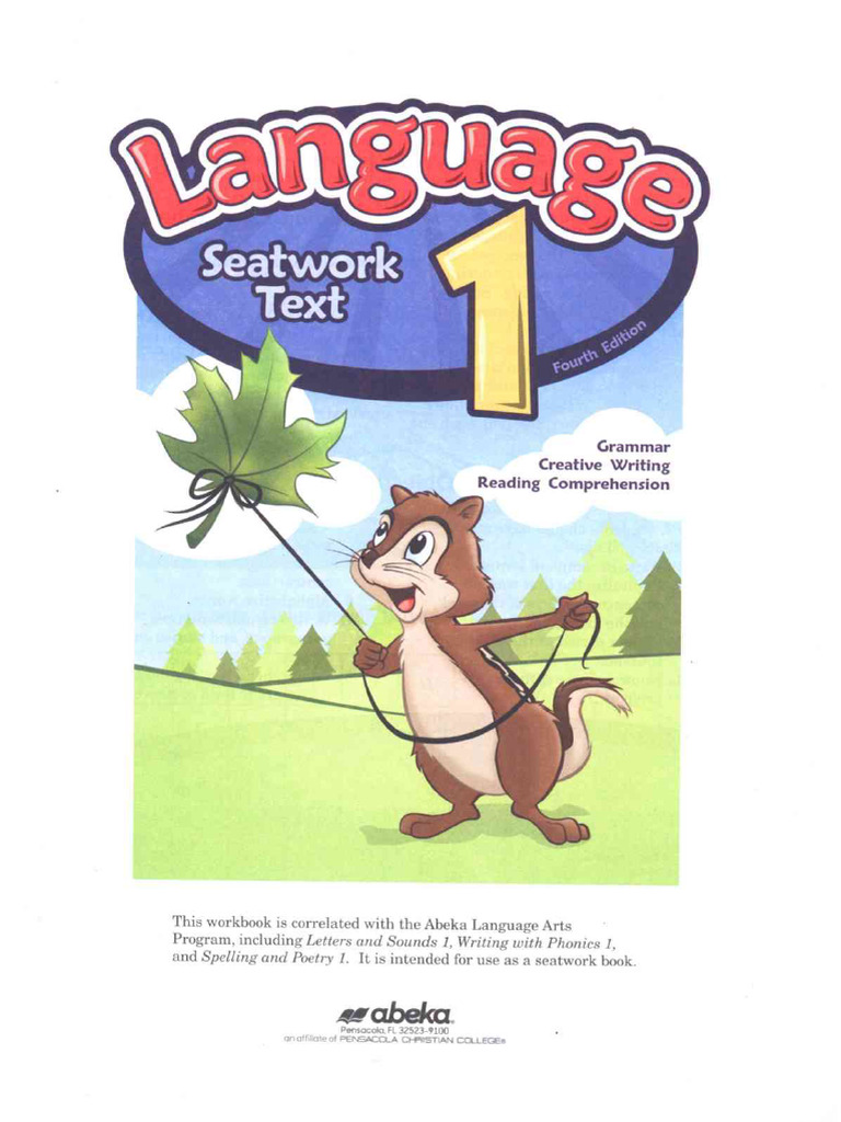 Language 1 Seatwork Text Fourth Edition. Abeka Language Arts Series | PDF