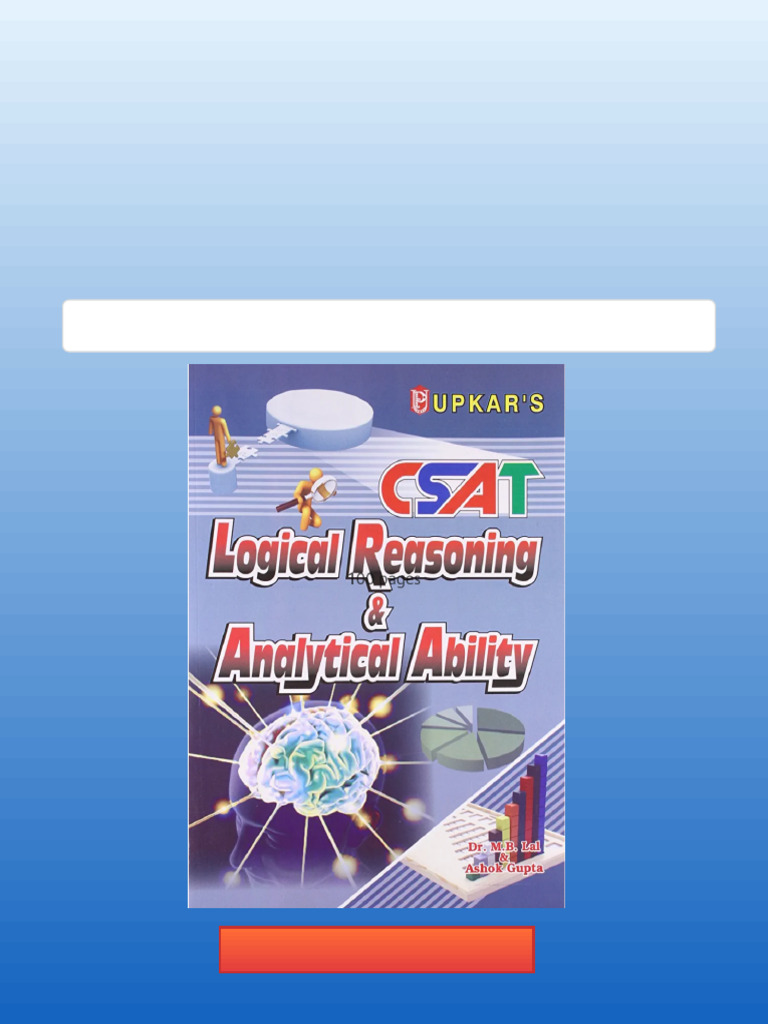 CSAT _ Logical Reasoning Analytical Ability 1st Edition M.B. Lal newest edition 2025 | PDF