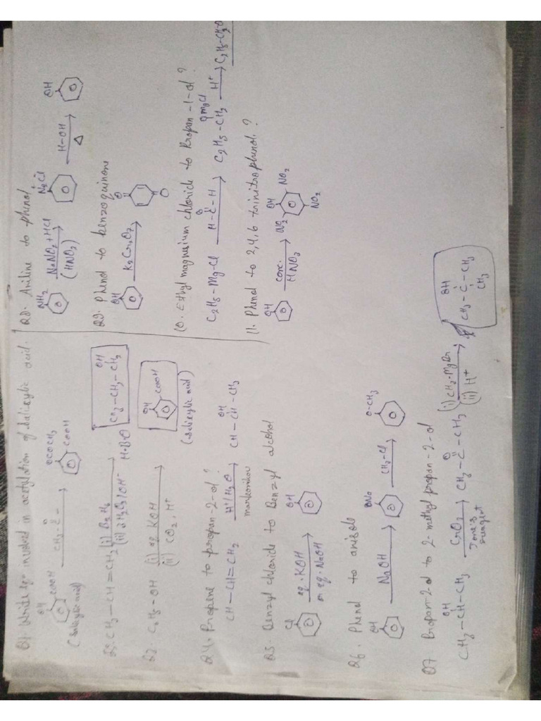 Class 12 Organic Chemistry | PDF