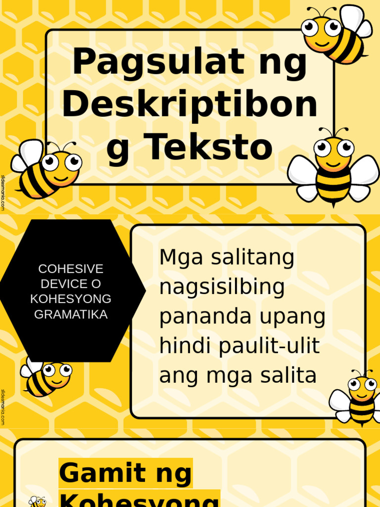 Pagsulat NG Deskriptibong Teksto | PDF