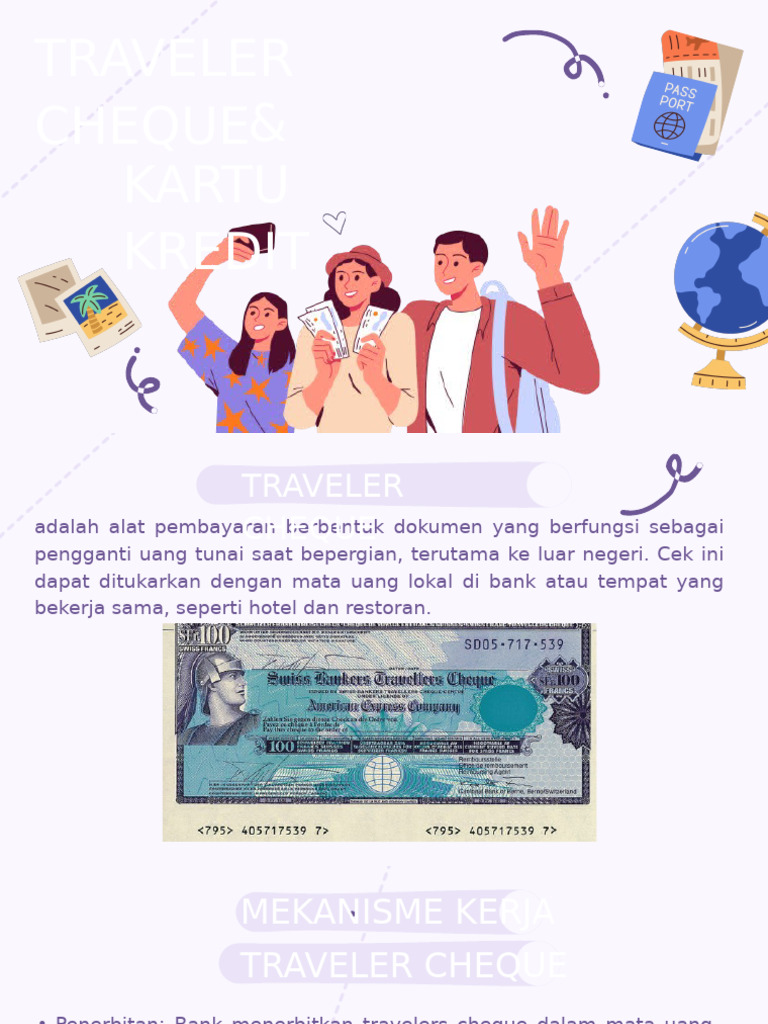 Panduan Traveler Cheque dan Kartu Kredit | PDF