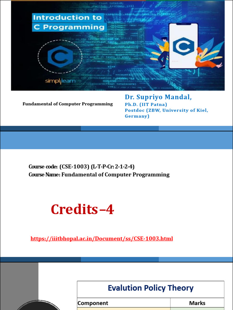 Lec 1 | PDF | Programming | Computer Program