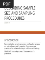 3 - Slovin's Formula - Pr2 | PDF | Sampling (Statistics) | Research Methods