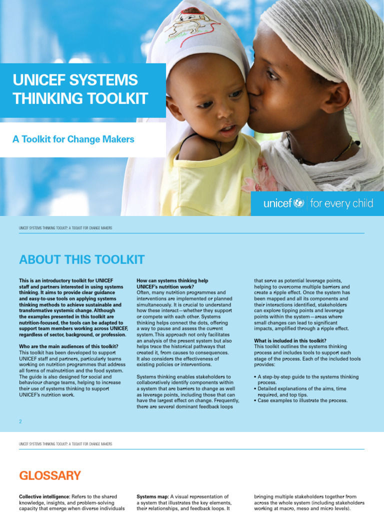 UNICEF Systems Thinking Toolkit Guide | PDF | Malnutrition | Policy