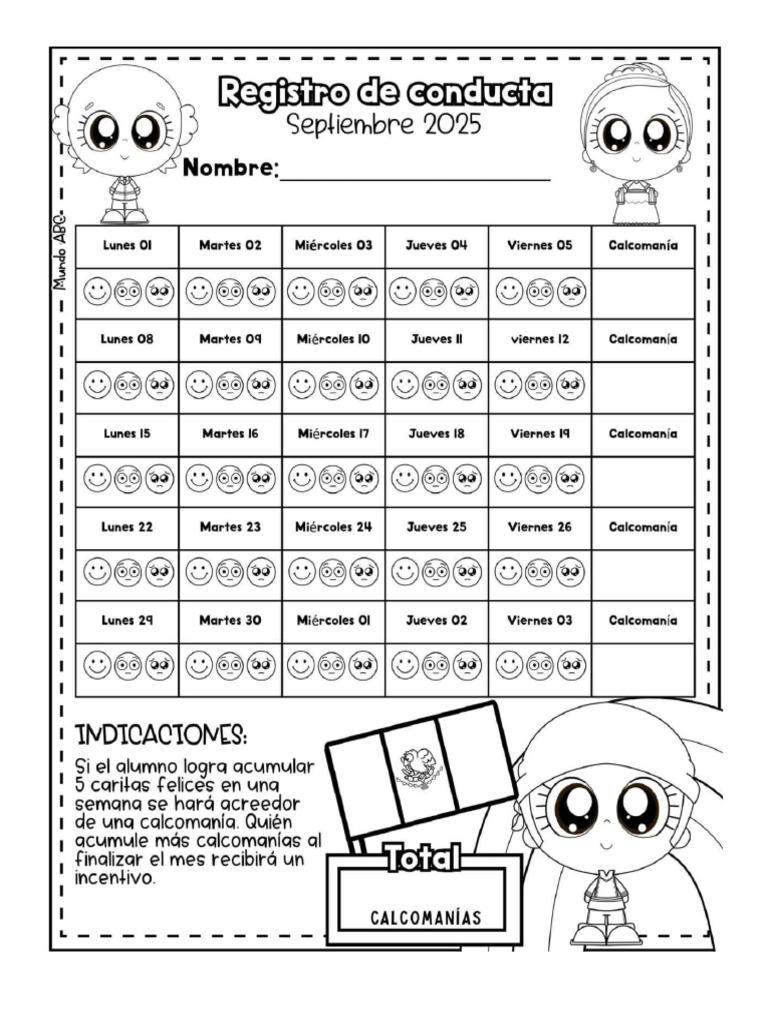 Registro Conducta | PDF