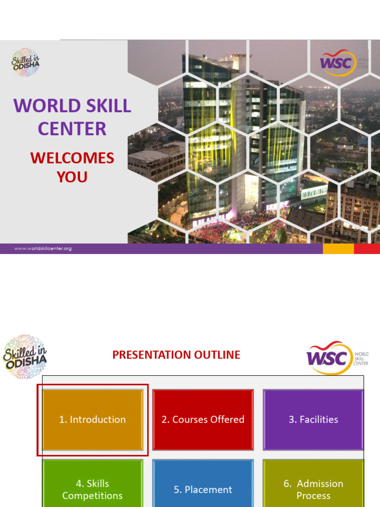 Admission - Wolrd Skill Center | PDF