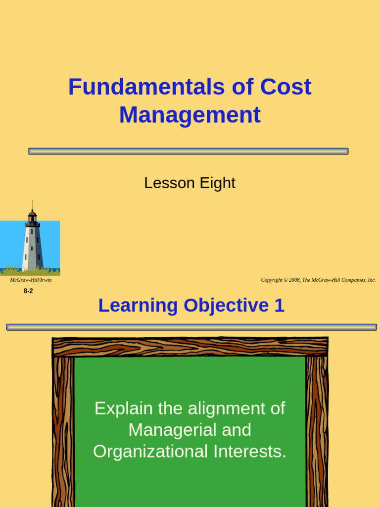 Module 9 Management Control | PDF | Investing | Revenue