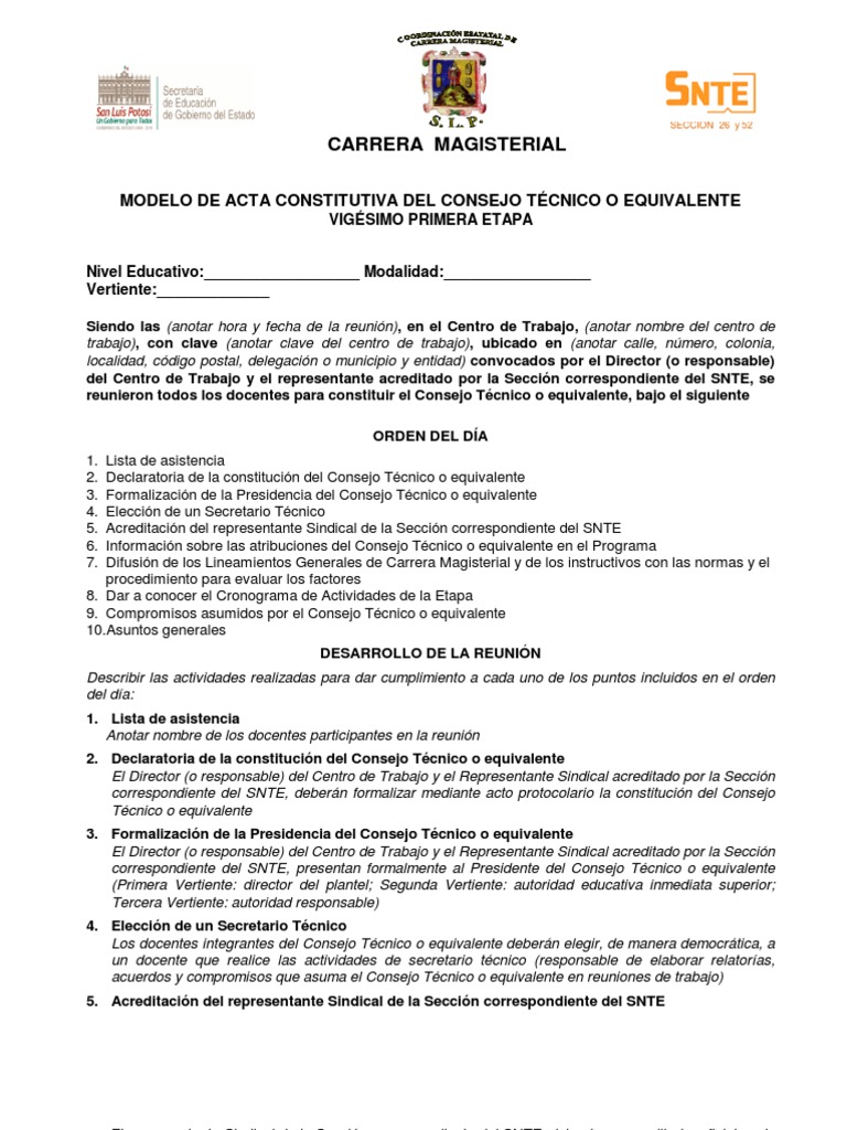 Ejemplo de Acta Constitutiva | PDF | Gobierno