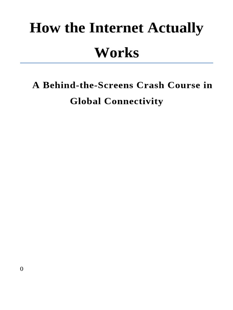 How The Internet Actually Works | PDF | Domain Name System | Internet ...