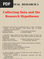Data Gathering Procedure | PDF | Statistics | Methodology