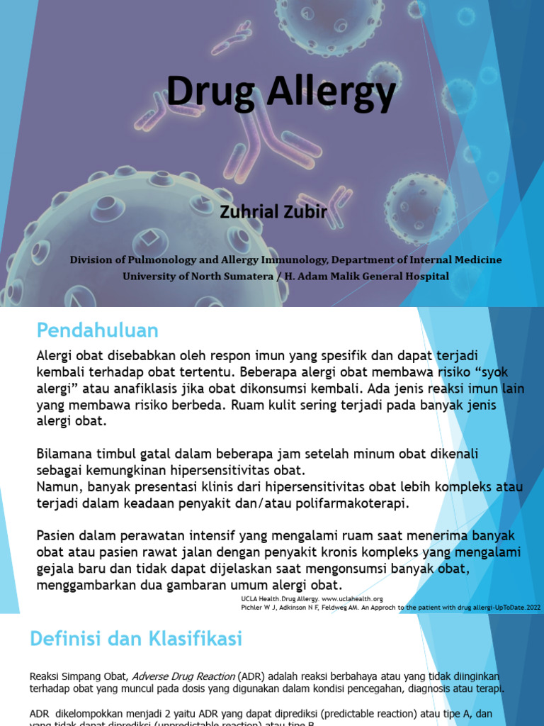 Drug Allergy PPT 2 | PDF