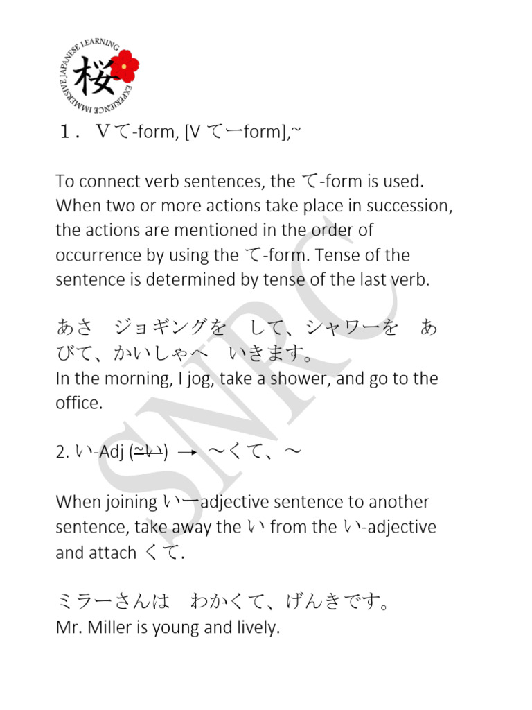 Sentence Patterns in Japanese Grammar | PDF