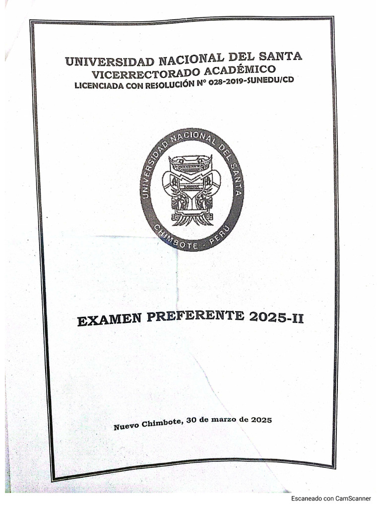 Preferente UNS 2025 II: Información y Contacto | PDF
