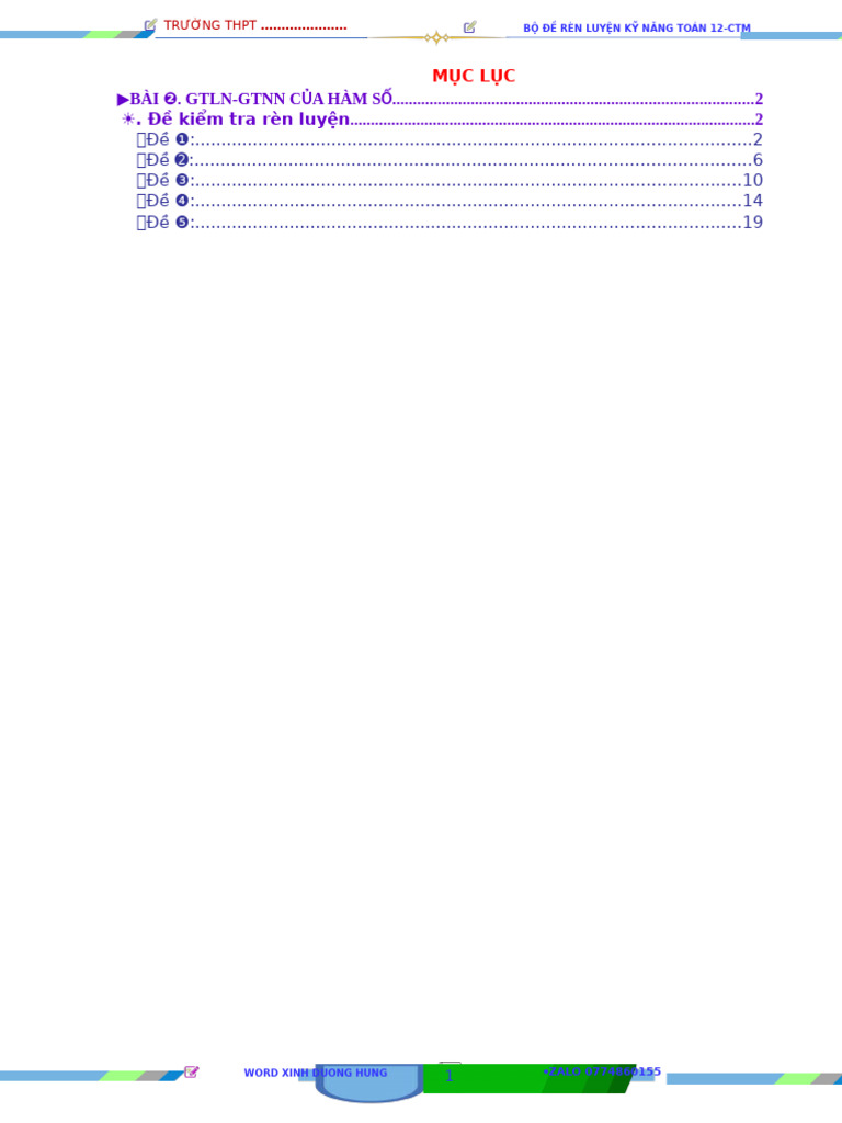 Gt12 c1 b2 TGLN GTNN Cua Ham So Hs | PDF