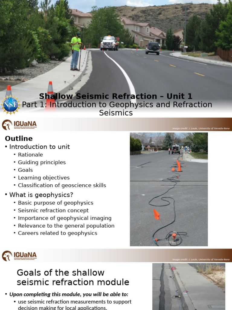 Introduction to Shallow Seismic Refraction | PDF | Geophysics | Seismology