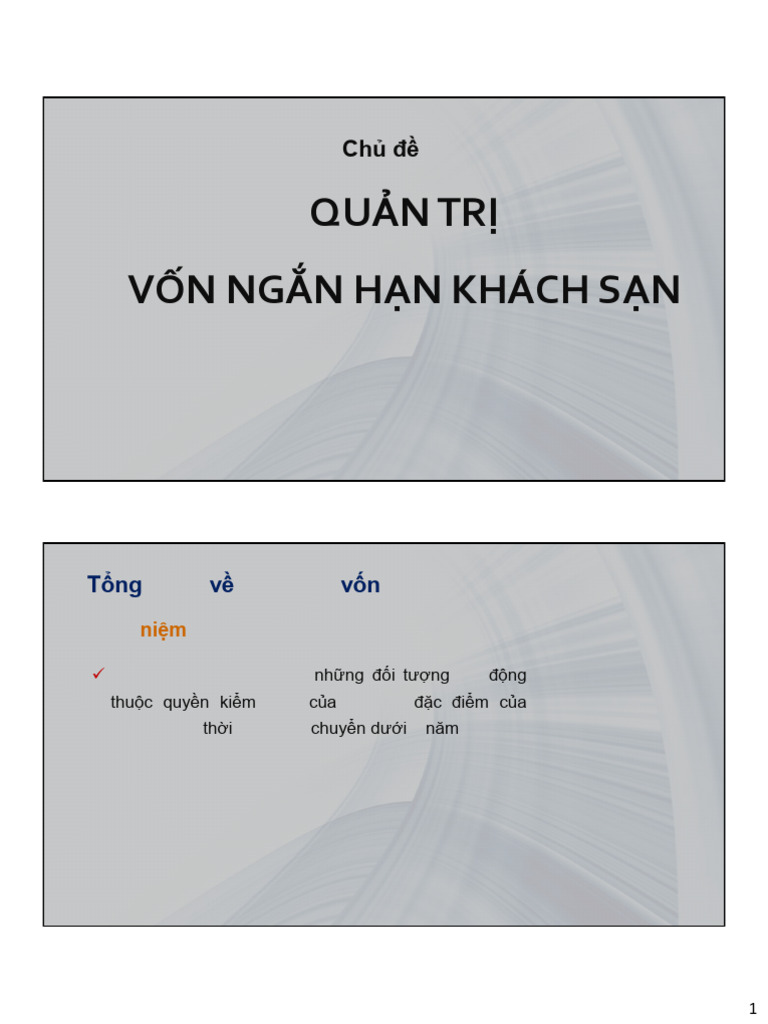 Quản Trị VNH Khách Sạn | PDF