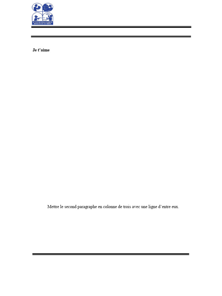 Exercice de mise en forme Word | PDF