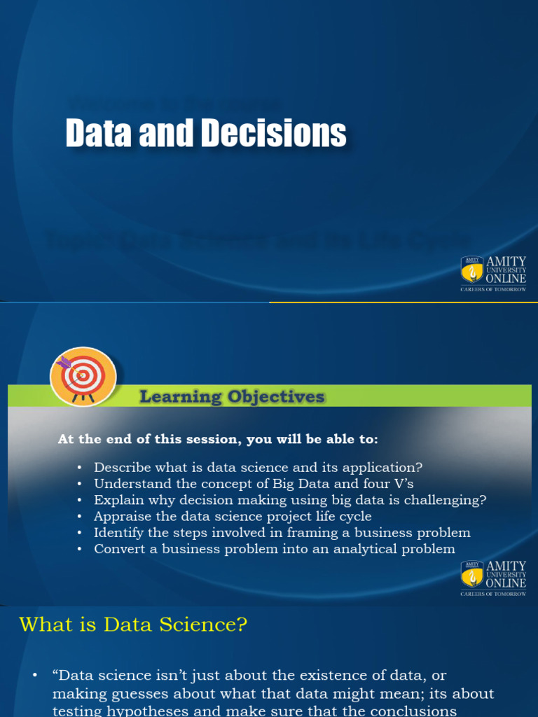Data Science Project Life Cycle Overview | PDF | Big Data | Data