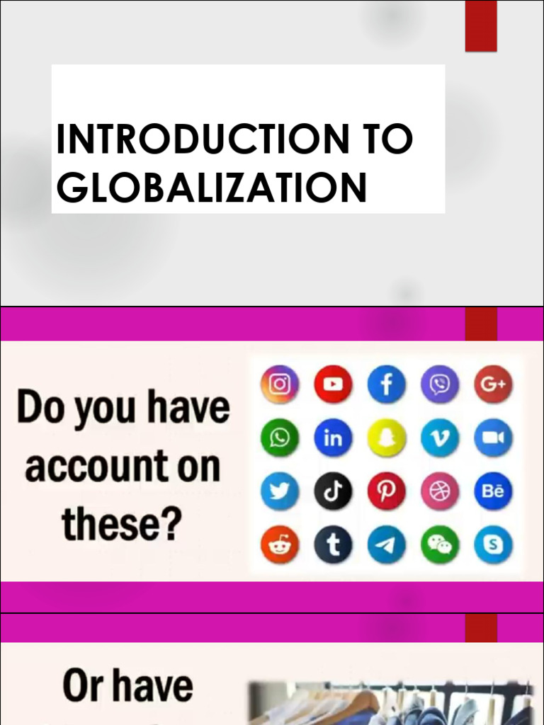 Introduction To Globalization | PDF