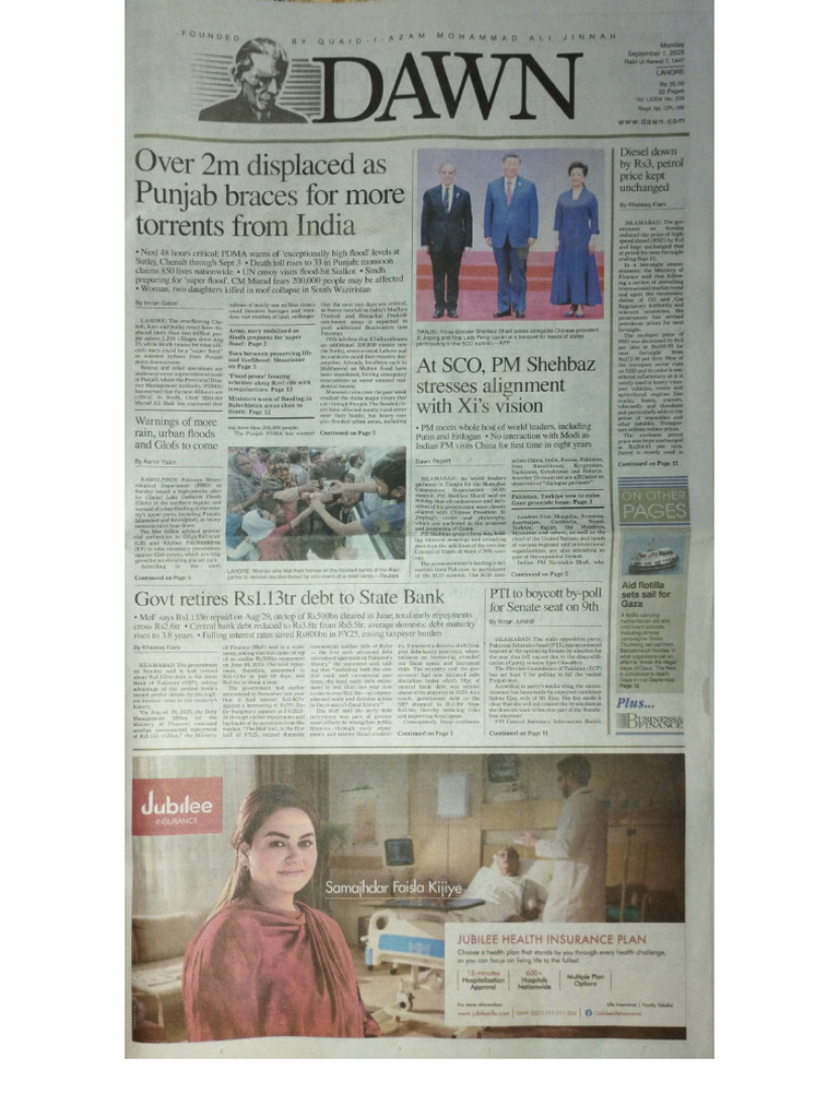 1 September Dawn Newspaper | PDF