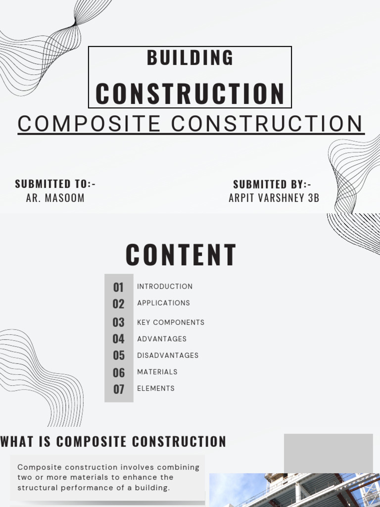 Composite Construction | PDF | Composite Material | Beam (Structure)