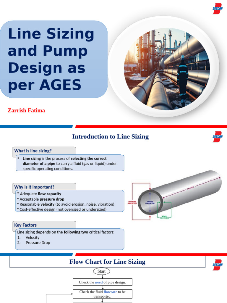 Line Sizing and Pump Design Guidelines | PDF | Pump | Hydraulics