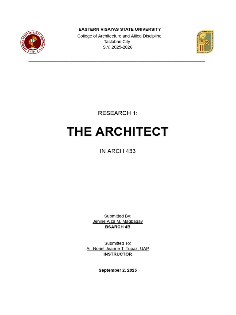 Overview of the Architect Profession | PDF | Architect | Building ...