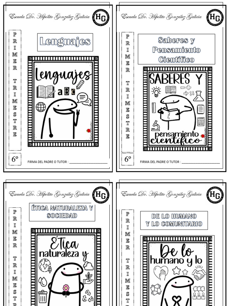 Formato de Caratulas 6°2025-2026 | PDF