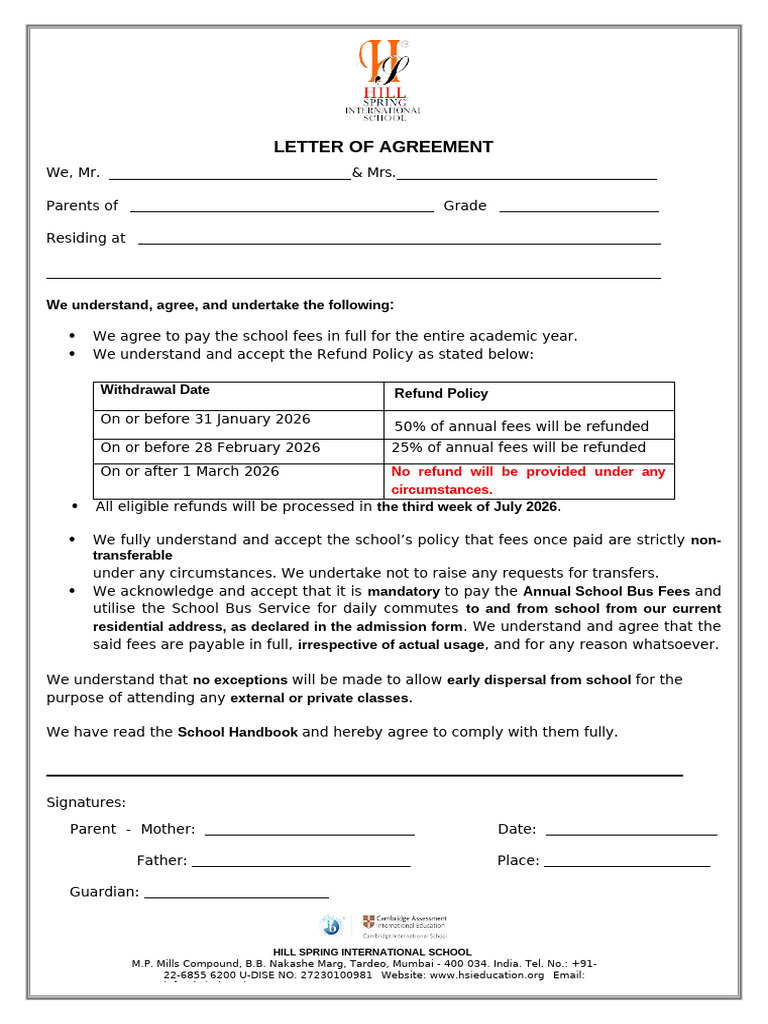 Hsis - Letter of Agreement & Consent | PDF | Copyright | Justice