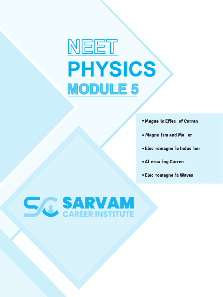 Phy Module - 5 | PDF | Magnetic Field | Electric Field